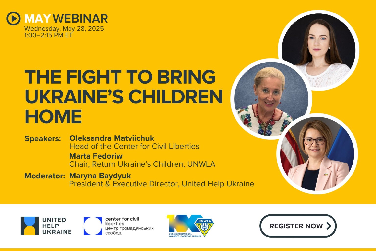 Webinar: How to Bring Ukrainian Children Home - United Help Ukraine